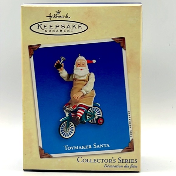 Hallmark | Holiday | Hallmark Keepsake 202 Toymaker Santa 3 In Series W ...